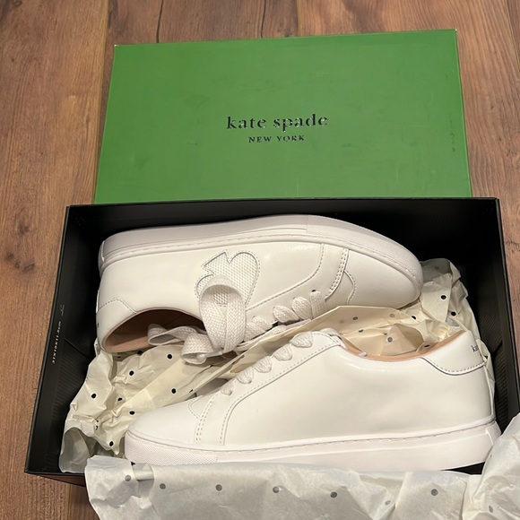 kate spade | Shoes | New Kate Spade White Fez Sneakers | Poshmark
